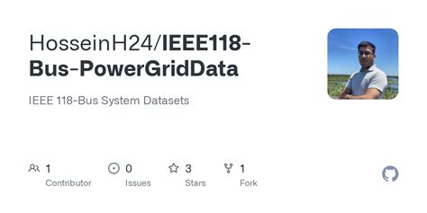 Github Hosseinh24 Ieee118 Bus Powergriddata Ieee 118 Bus System Datasets