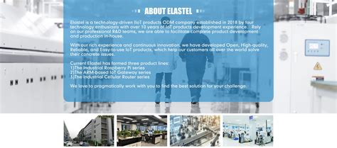 Company Overview Xiamen Elastel Technologies Co Ltd