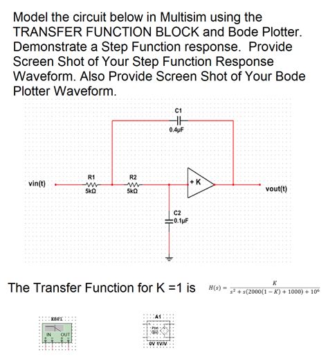 Solved Model The Circuit Below In Multisim Using The