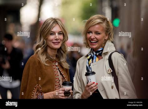 London Uk 19th September 2016 Kim Hersov And Bodil Blain Arriving