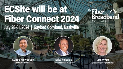 Ecsite At Fiber Connect 2024 Ecsite App