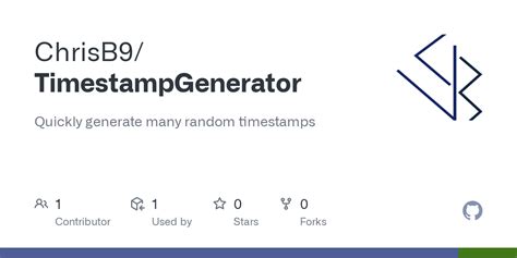 Github Chrisb Timestampgenerator Quickly Generate Many Random