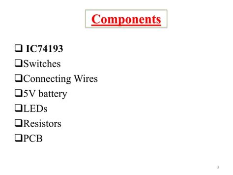 Binary Up And Down Counter Using Ic 74193 Pptx Technology And Computing