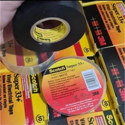Jual 3M ISOLASI SCOTCH33 SUPER 33+ VINYL ELECTRICAL TAPE | Shopee Indonesia
