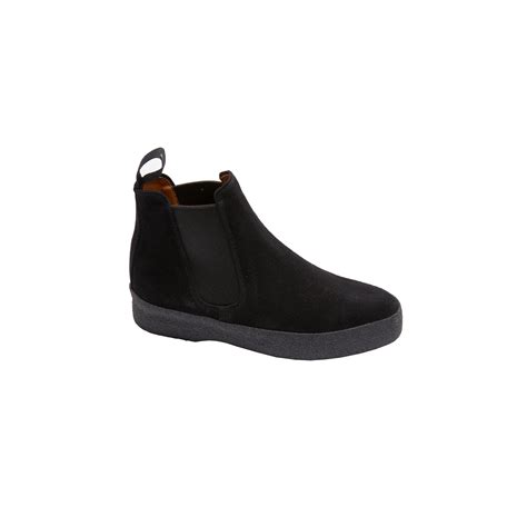 Sanders Womens Gemma Suede Chelsea Boot In Black Dicks Edinburgh