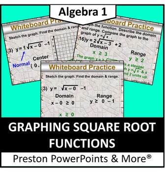 Alg Graphing Square Root Functions In A PowerPoint Presentation