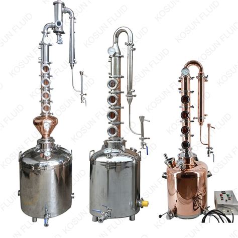 20l 50l 70l 100l 150l 200l Small Stainless Steel Reflux Column Copper