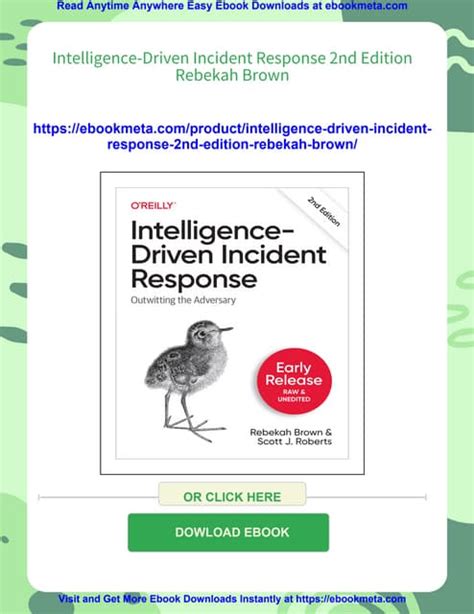 Intelligence Driven Incident Response 2nd Edition Rebekah Brown Pdf