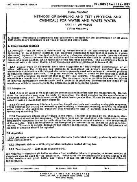 Ph Measurement Methods Pdf Ph Buffer Solution