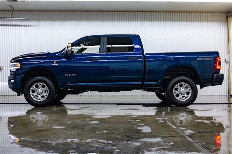 Used 2023 Ram 2500 4x4 Crew Cab Laramie Diesel Leather Nav Bcam In Red