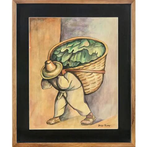 El Cargador De Hojas De Plátano De Diego Rivera Galería De Arte Mx
