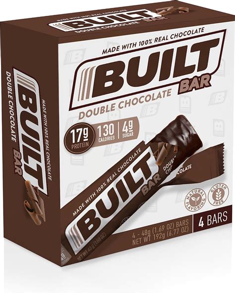 Built Bar Double Chocolate 4box Amazonca Health And Personal Care