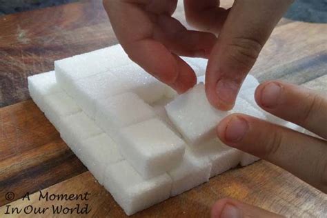 Sugar Cube Egyptian Pyramid Simple Living Creative Learning