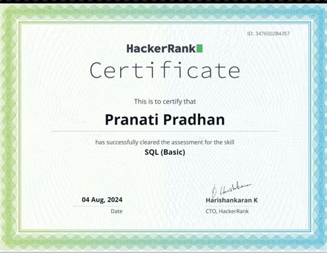 Pranati Pradhan On Linkedin Sql Dataanalysis Continuouslearning