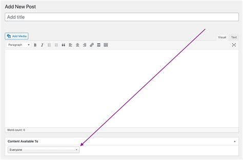 Restricting The Content Of Page Or Post Restricted Content For WordPress