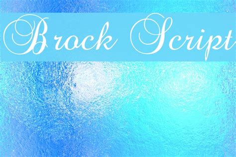 Brock Script Font FFonts Net Brock Script Font FFonts Net