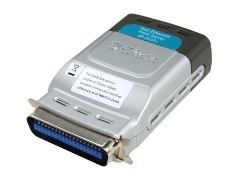 D Link Dp 301p Fast Ethernet Print Server