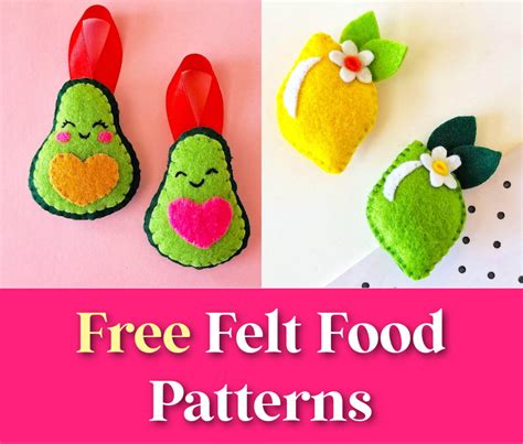 Free Felt Food Patterns Easy Things To Sew Free Felt Food Patterns Easy Things To Sew
