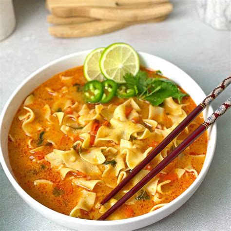 Tastegreatfoodie Thai Red Curry Noodle Soup Soups