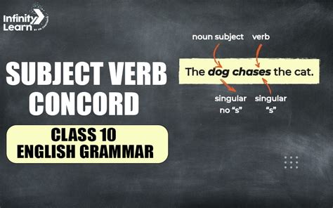 Cbse Class 10 English Grammar Subject Verb Concord