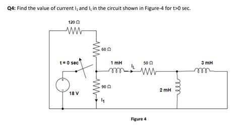 Solved Figure 4 Q4 Find The Value Of Current I 1 And Chegg Com