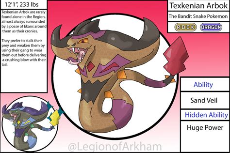 Texkenian Arbok V2 By Arkhamlegion On Deviantart