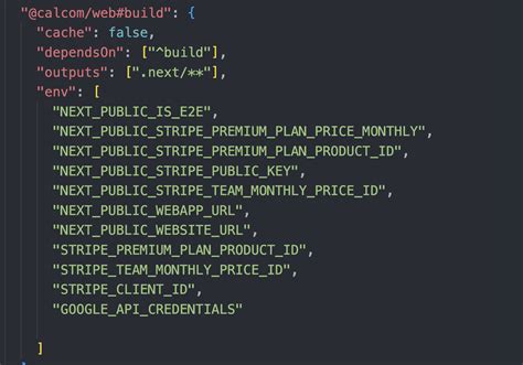 javascript vercel using old environment variables when used with turbo stack overflow