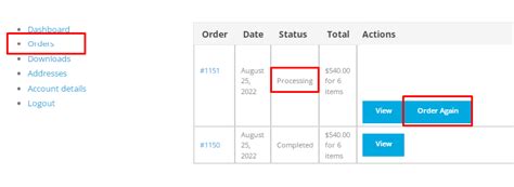How To Add Order Again Button To Woocommerce Quadlayers