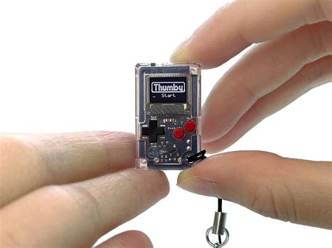 Tinycircuits Thumby Programmable Game Console Keychain Retro Gaming Fun Mini