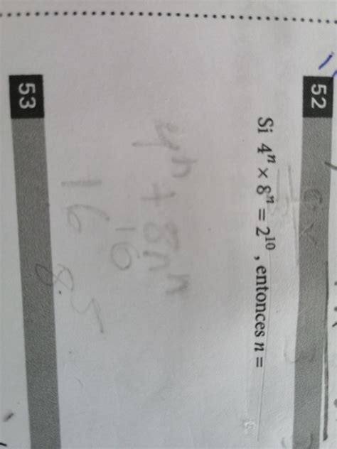 Si 4 N 8 N 2 10 Entonces N Brainly Lat