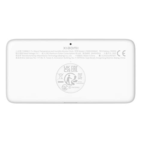 Xiaomi Mi Temperature And Humidity Monitor Clock Techpunt