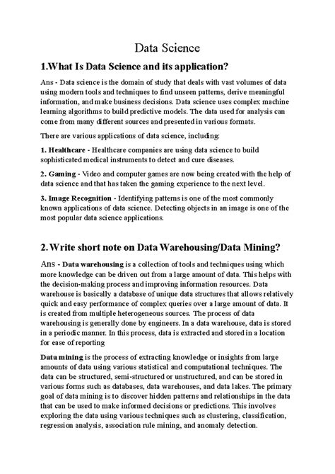 Data Science Data Science Uses Complex Machine Learning Algorithms To