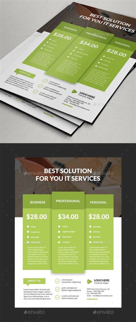Pricing Flyer Template