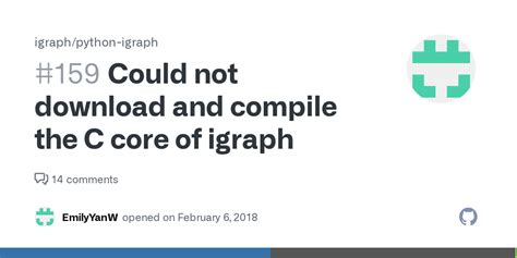 Could Not Download And Compile The C Core Of Igraph · Issue 159 · Igraphpython Igraph · Github