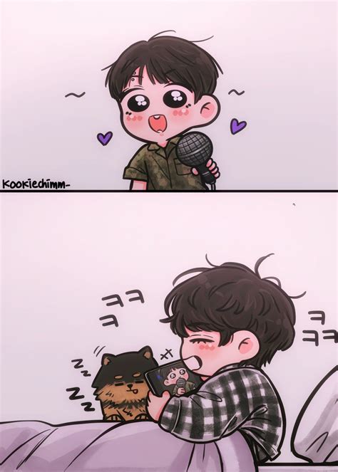 Pin By P💜 On Bts Chibi💜 Bts Drawings Bts Chibi Chibi