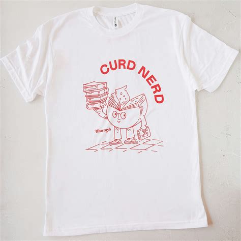 Murrays Curd Nerd T Shirt A Fun Shirt For Cheese Lovers Murrays Cheese