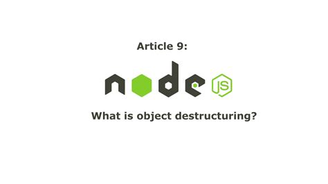 What Is Object Destructuring