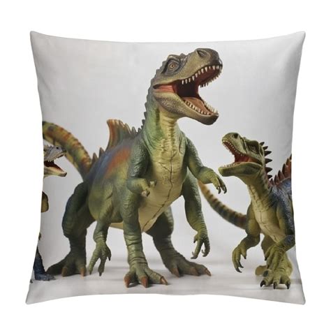 Nawypu Dinosaur Pillow Sham Dinosaurs T Rex Jurassic Theme 3d Style