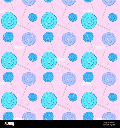 Lollipop Wallpaper Illustration Vector On White Background Stock Vector Image And Art Alamy