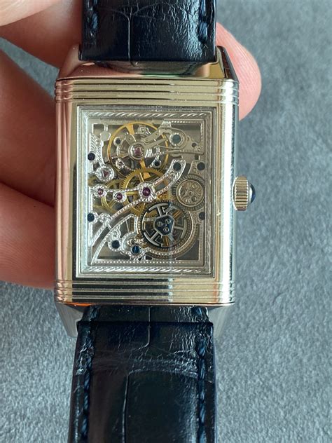 Jaeger Lecoultre Reverso Platinium Number One Backwatch Department