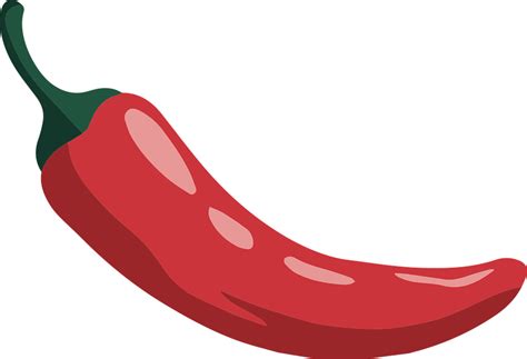 Download Red Pepper Vector Chili Pepper Art Spicy Pepper Graphic Royalty Free Vector Graphic