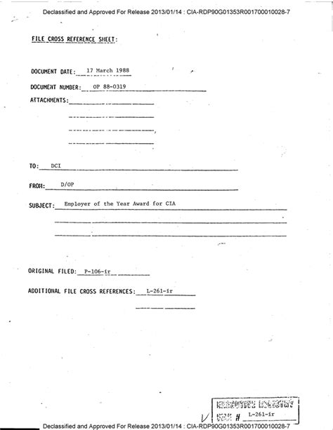 File Cross Reference Sheet Documentcloud