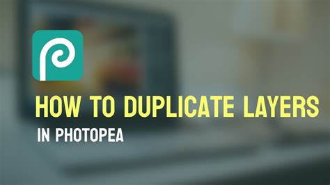 How To Duplicate Layers In Photopea Photopea YouTube