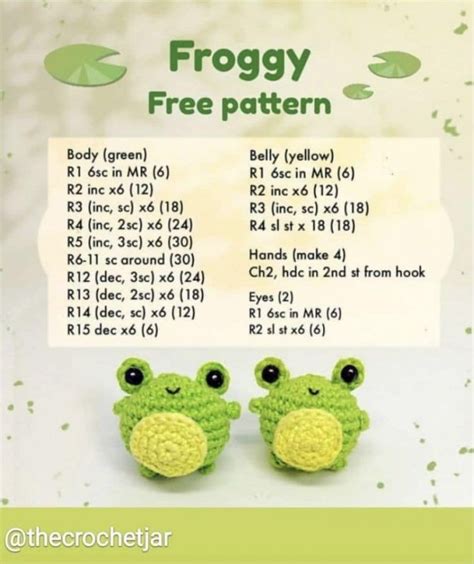 Chart Móc Con ếch Mini Size