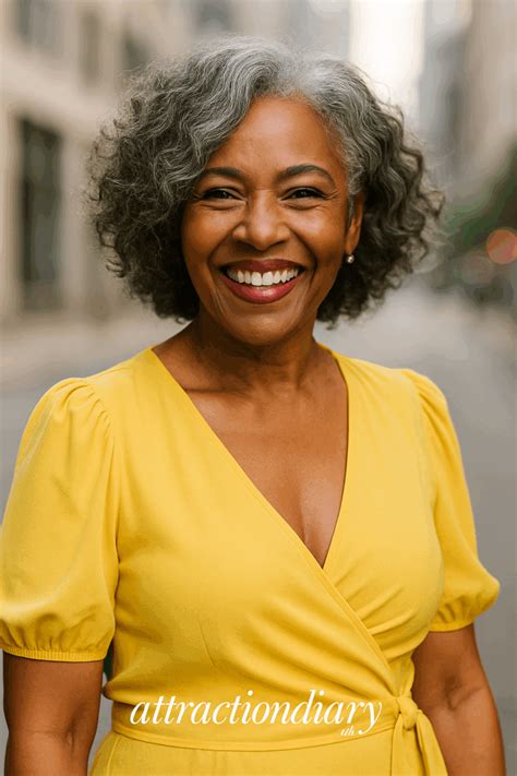 15 Stunning Hairstyles For Older Black Women With Gray Hair