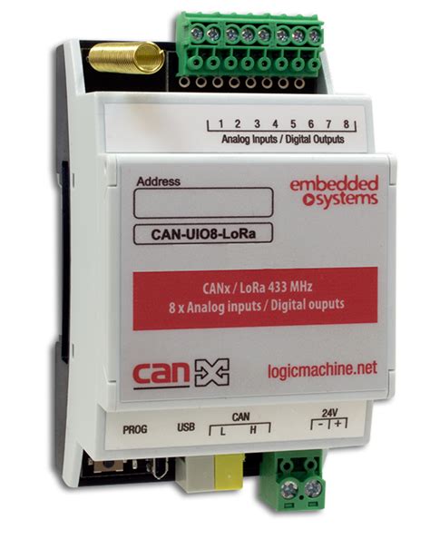 Embedded Systems Automation Canx Lora 433 Mhz 8 X Universale Io