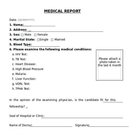 Doctor Report Template Pl