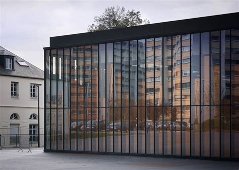 Gymnasium And Town Hall Esplanade In Chelles By Lan Architecture