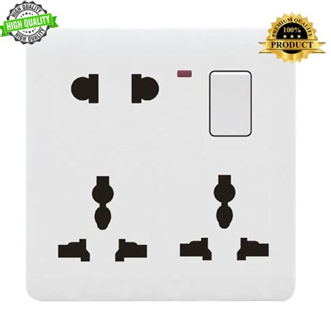 High Quality Multi Function Universal Wall Socket 8 Pin Socket Pin Universal Socket Gang