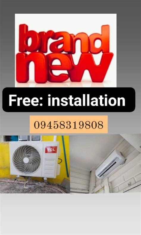 TCL SPLIT TYPE AIRCON INVERTER TV Home Appliances Other Home Appliances On Carousell